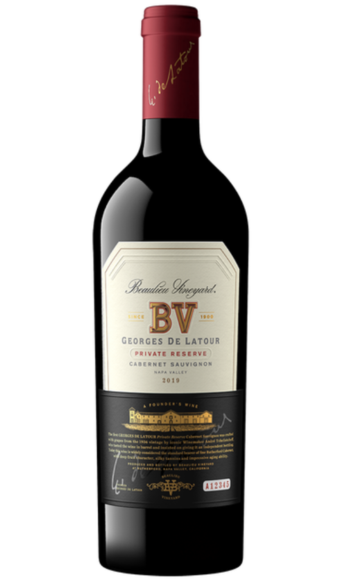 2019 Beaulieu Vineyard (BV) Georges De Latour Cabernet Sauvignon ...
