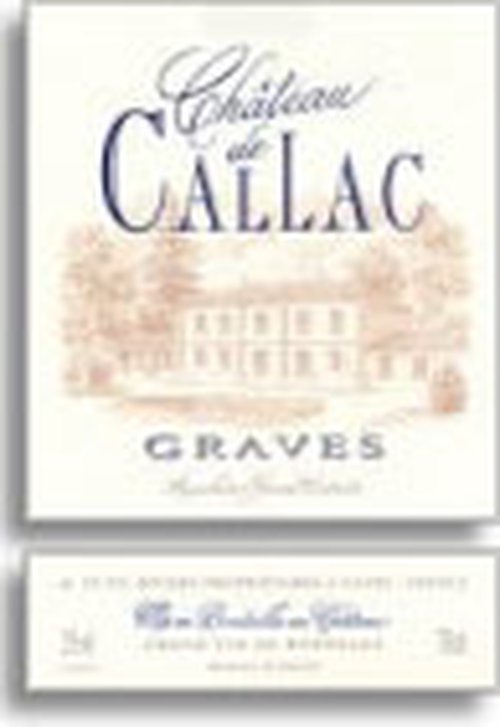 2009 Chateau De Callac Graves Rouge